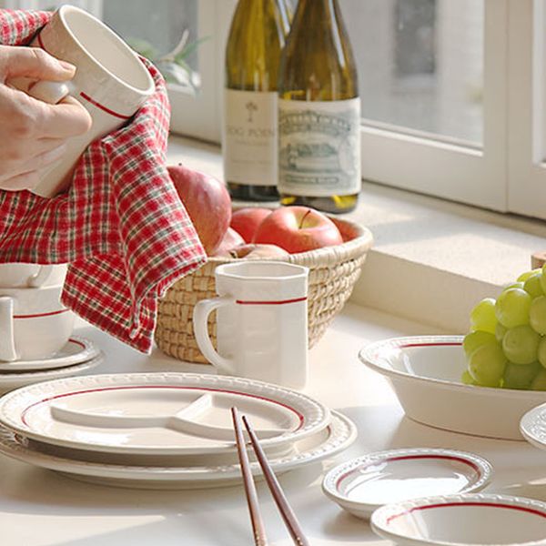 kitchen malling 시라쿠스 쉐난고 카디날 팔각머그 280ml 1p - 핫트랙스