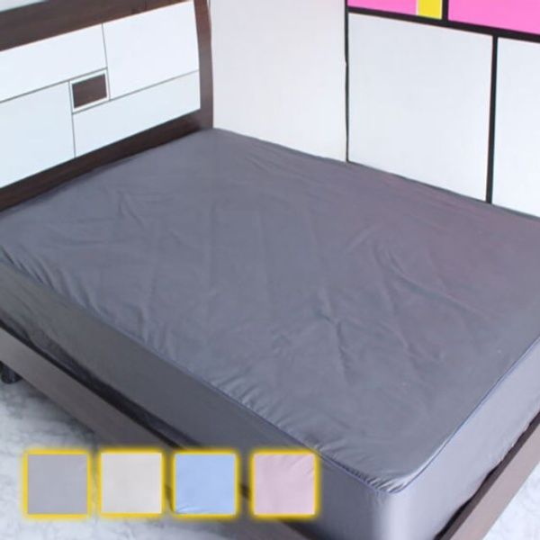 hplusmall j리빙 여름 순면 홑겹 매트리스커버 D 140x200그레이[ - 핫트랙스