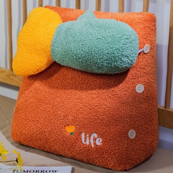 ZIPDREE FAFA 플라워 삼각 등받이쿠션+목베개세트 - 핫트랙스