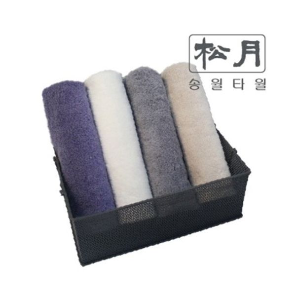 hplusmall 송월타월 코마 40수 무지 10장 순면 - 핫트랙스