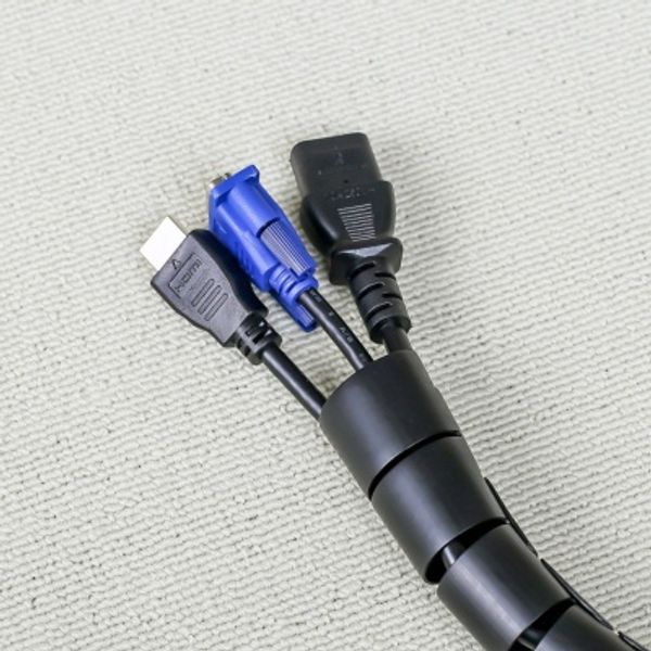 shoppingplan 5M 스피드 전선정리 스네이크 커버 32mm 컴퓨터선정리 - 핫트랙스