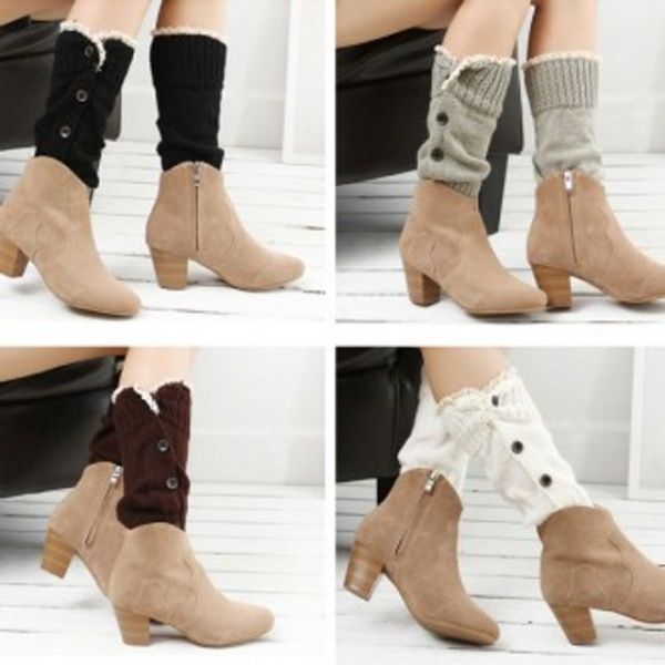 hplusmall 4버튼 레이스레그워머 렉워머 암워머 레그워머[W5FD6C - 핫트랙스