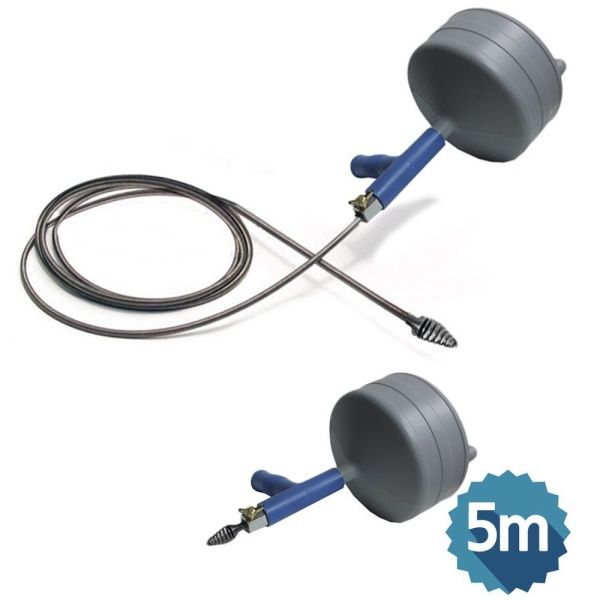 hplusmall 삼정 하수관 관통기 뚜러뻥 스프링 청소기 5m - 핫트랙스