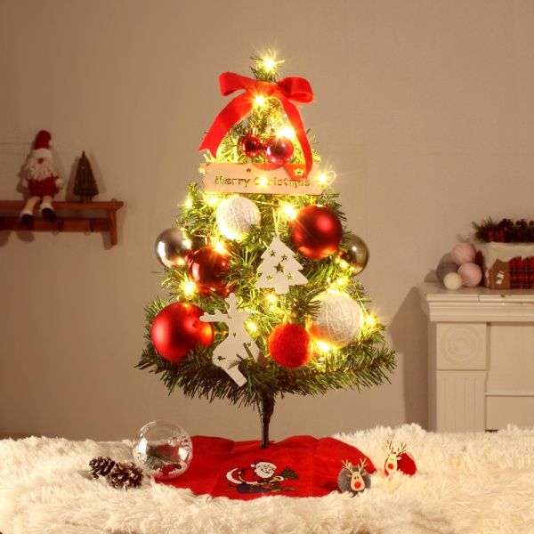 shoppingplan 화이트심볼 스카치 소형트리 60cm/원목장식세트 - 핫트랙스