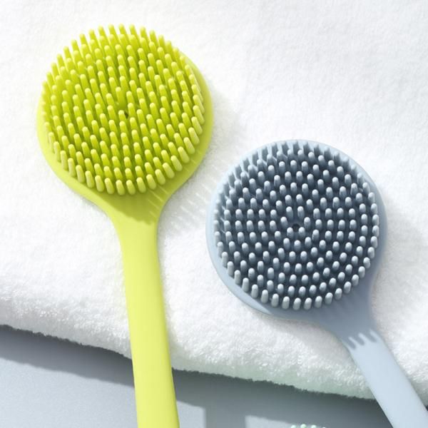 miniple 미니플 에이블 듀오 실리콘 등 바디 등때밀이 솔 샤워 - 핫트랙스