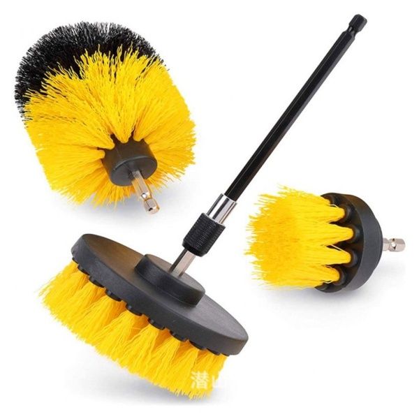 hplusmall SR-M 전동 드릴 청소 세척 브러쉬 세트 - 핫트랙스