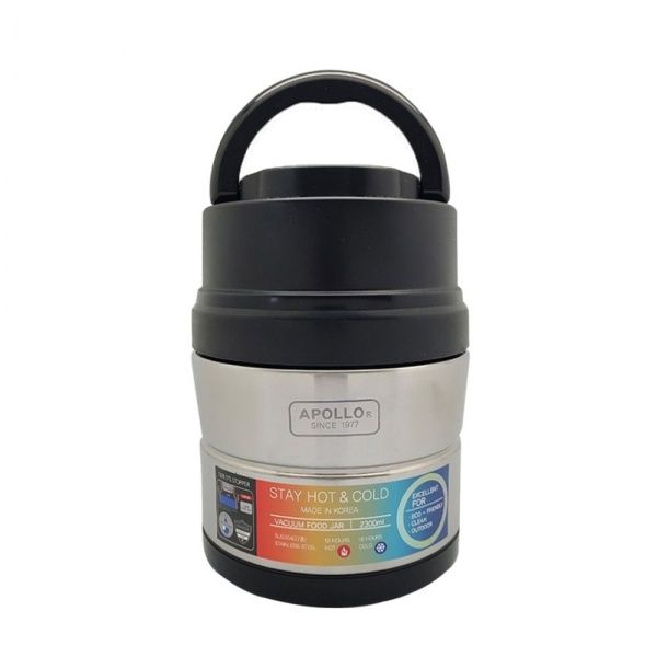 hplusmall 아폴로 에코첼 스텐 보온 도시락통 2.5L 1P (1587)-O[ - 핫트랙스