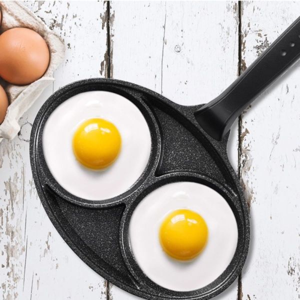 hplusmall 스웨그쿡 2구 IH 에그팬 21cm/인덕션 - 핫트랙스