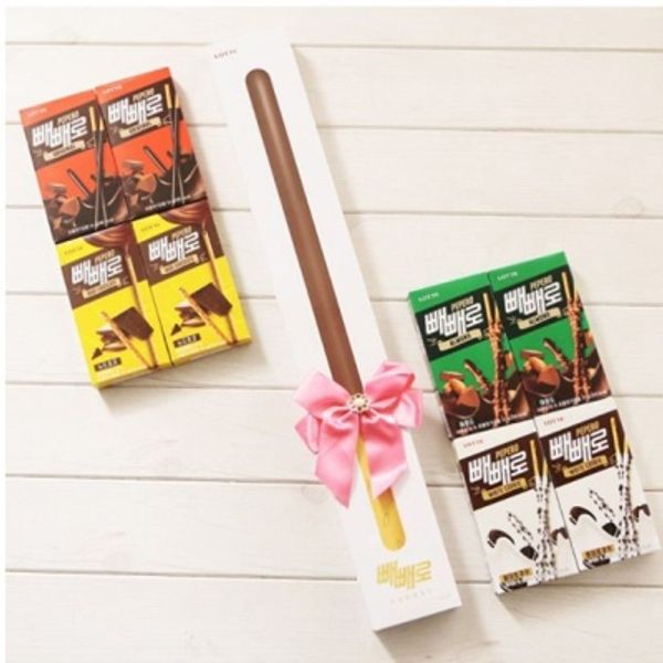 hplusmall CO 롯데빼빼로 어쏘트4맛(8갑) 빼빼로 데이 - 핫트랙스