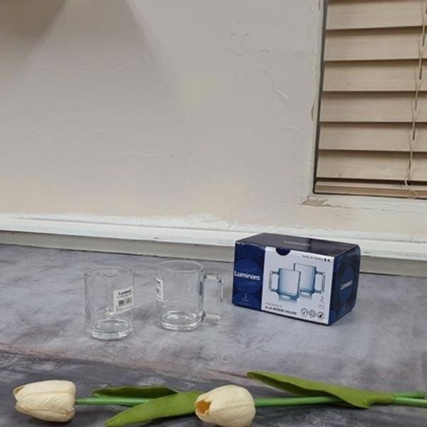 hplusmall 루미낙 머그 2P 90ml 까페 커피숍 찻잔 티컵 - 핫트랙스
