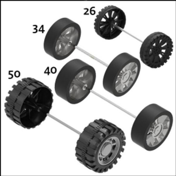 hplusmall 고급 자동차 바퀴 세트 중형 5세트 - 핫트랙스
