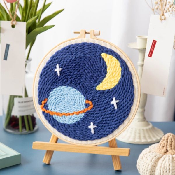 shoppingplan DIY 펀칭자수 패키지(우주) 스킬자수세트 - 핫트랙스