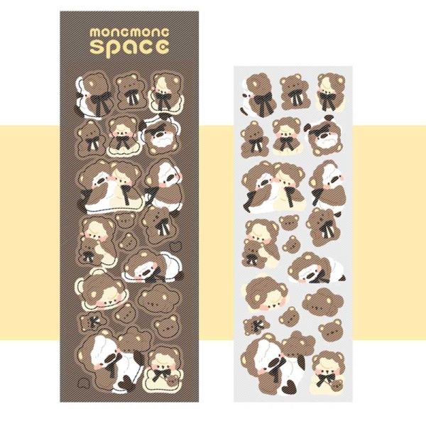 MONGMONG SPACE [몽스쮸] 피누와곰두리 씰스티커 - 핫트랙스