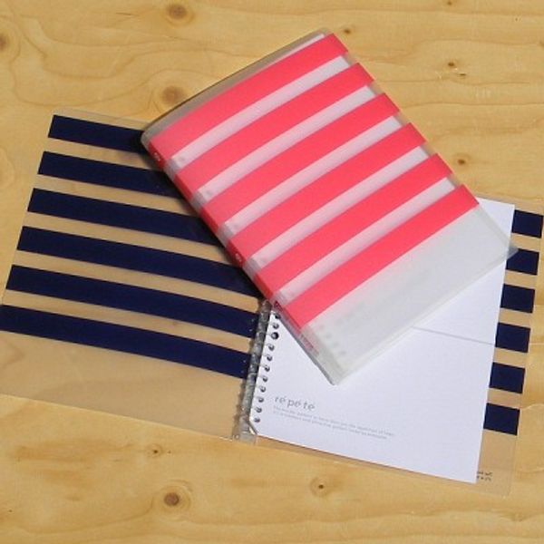 MOONGUBANJUM [KOKUYO] 종이포켓 장착 B5 루스리프화일-고쿠요 26공링 바인더노트 repete HB834 - 핫트랙스