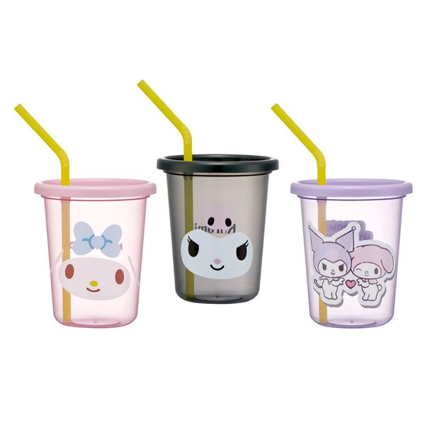 DJAGSO 주방 용품 캐릭터 스트로 텀블러 3P 세트 320ml - 핫트랙스