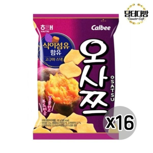 hplusmall 해태제과 오사쯔 60g X 16개 - 핫트랙스