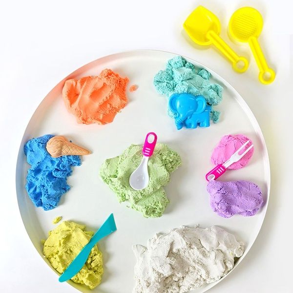 hplusmall 키즈 클레이 모래 600g 컬러선택 유아모래 - 핫트랙스