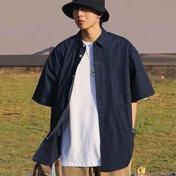 rtpia IS-JK29 / 2컬러 남여공용 오버핏남방(WD5981A) - 핫트랙스