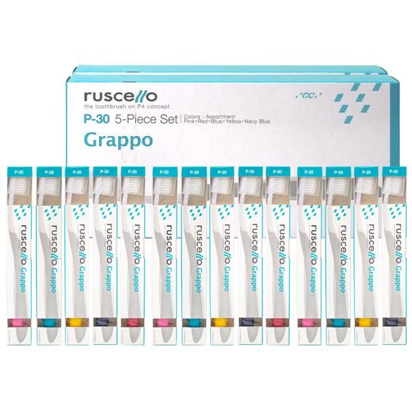 BM4M 루셀로 칫솔 5열 첨단 그라포 집중모 P-30 14개 - 핫트랙스