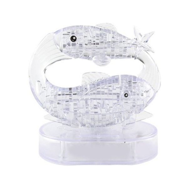 hplusmall 45피스 크리스탈퍼즐 - 물고기자리 (화이트) - 핫트랙스