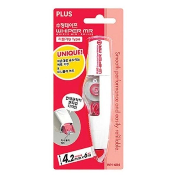 hplusmall 플러스 화이퍼 MR WH-604 수정 테이프 리필가능 - 핫트랙스