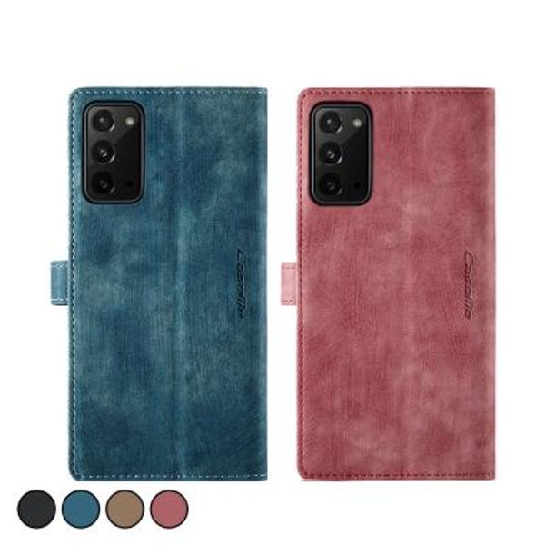 VERAX 갤럭시S21울트라 지갑 레트로 가죽 케이스 P616 - 핫트랙스