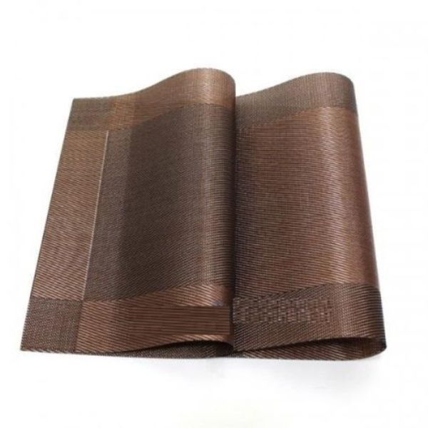 hplusmall 광섬유 테이블 매트 네츄럴브라운 양면 식탁매트[WB80 - 핫트랙스