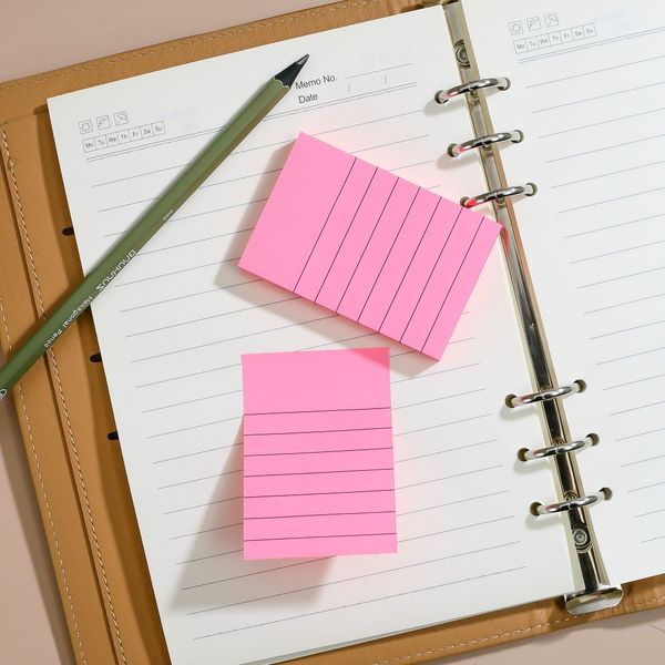 hplusmall 접착식 유선 메모지 100매 WC4DAD6 - 핫트랙스