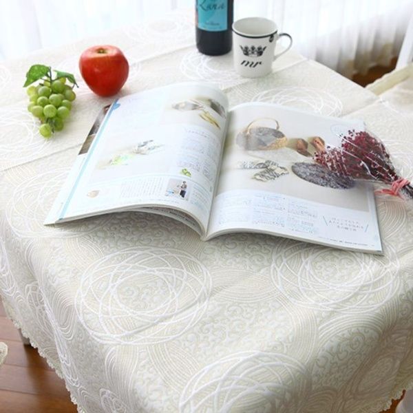 hplusmall 대박수예 류원 6인 식탁보[WB17F80] - 핫트랙스