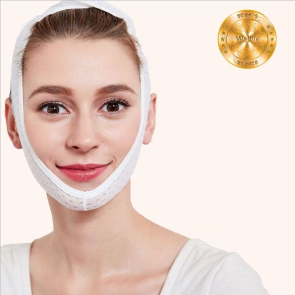 hplusmall 웰럽 얼굴 리프팅밴드 v 브이라인 주름 턱 땡김이[WAA - 핫트랙스