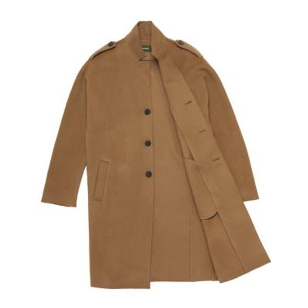 Behind The Scenes Strutting gait over coat Camel - 핫트랙스