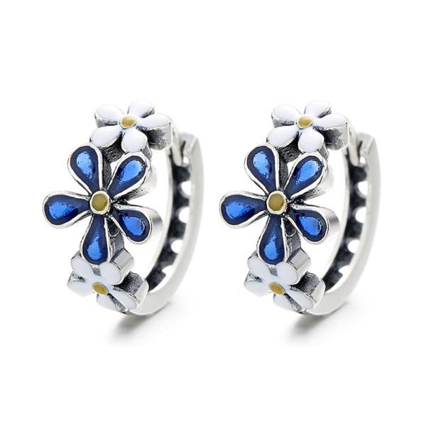 SIVER MOON 실버문925 실버925귀걸이 데이지프렌즈E025 원터치 - 핫트랙스