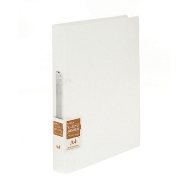 hplusmall 심플 2공 O링바인더(A4/PP/공간격80mm/문화산업) - 핫트랙스