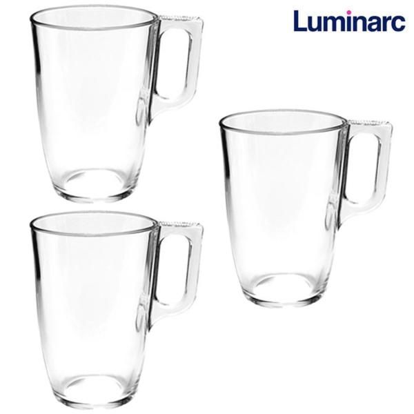 루미낙 내열강화 유리컵 머그잔 320ml 3P 아이스커피 물컵 - 핫트랙스