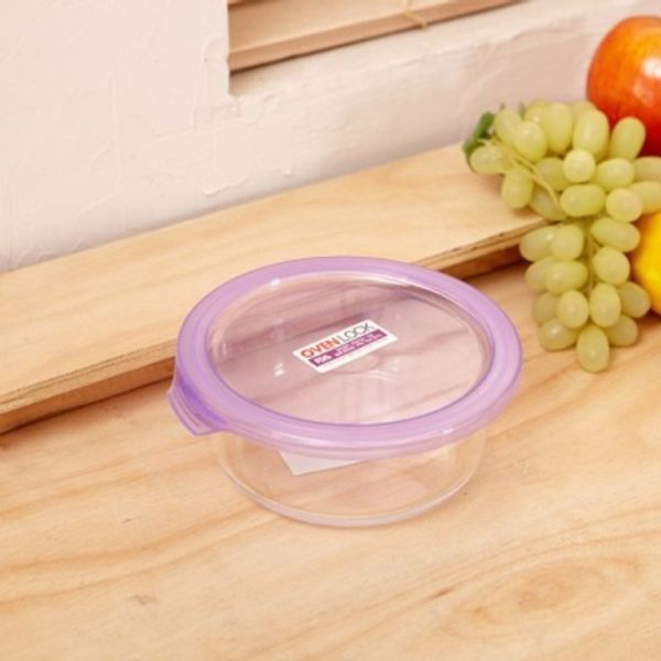 hplusmall 원터치 찬기 원형2호 620ml 반찬통 보관용기 찬통 - 핫트랙스