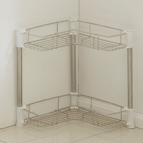 hplusmall 샴푸용품정리 화장실선반 2단 W7F412A - 핫트랙스