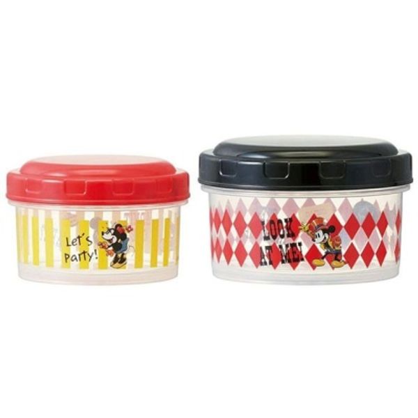 hplusmall 2p 원형 소풍업체배송디즈니 점심 찬합 미키미니 도시 - 핫트랙스