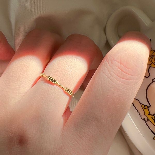 melt&float [Silver 925] f198 블랙 오닉스 반지 (2color) - 핫트랙스