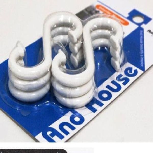 hplusmall (SM)6p 플라스틱 S자 후크 걸이 다용도걸이 S자고리 - 핫트랙스