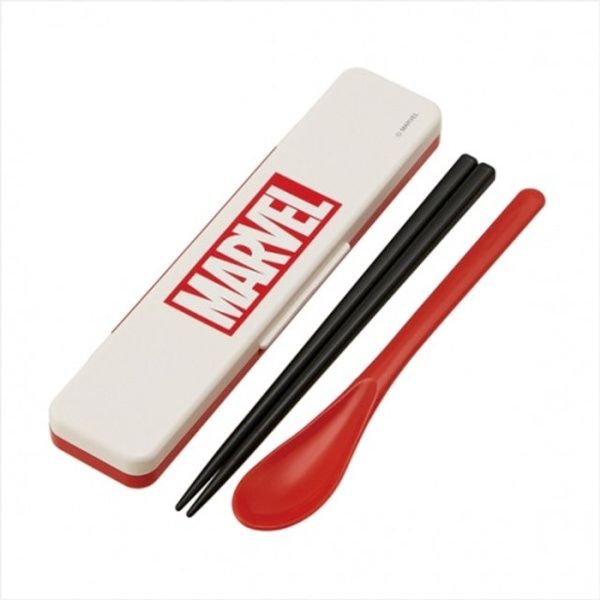 hplusmall 마블 로고 소음방지 수저 콤비세트 18cm - 핫트랙스