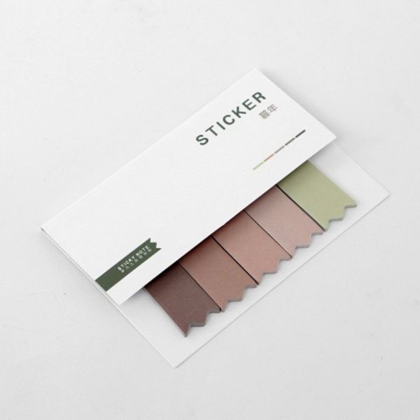 shoppingplan 타임 접착 인덱스 메모지 6p세트 / 메모지플래그 - 핫트랙스