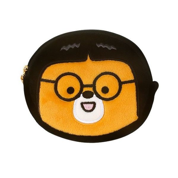 hplusmall B패밀리 원형 파우치 안경 곰돌이 러블리 동전 지갑[W - 핫트랙스