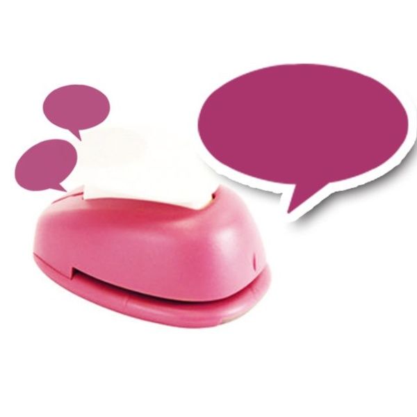 hplusmall 모양펀치 R-36 332 말풍선 펀칭기[W3B1A55] - 핫트랙스