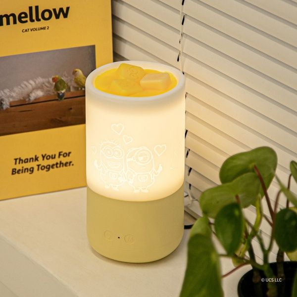 CORE ATTIZ 미니언즈 캔들워머 LED 무드등 큐브왁스 - 핫트랙스