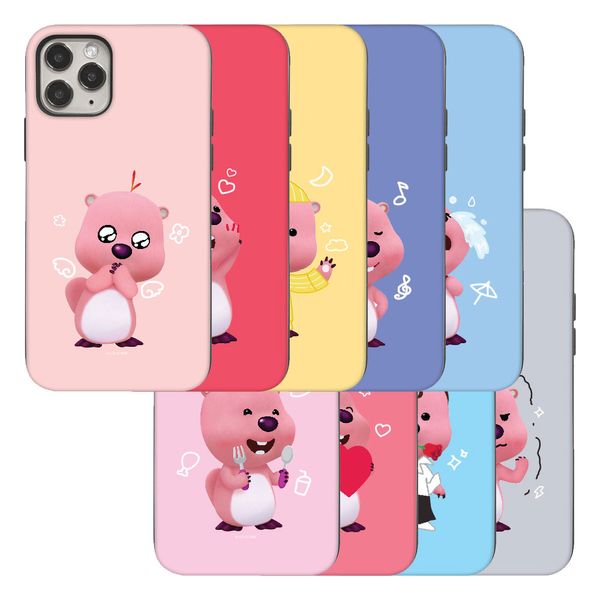 VERAX 갤럭시S23 잔망루피 카드수납 커버 하드 케이스 kp166 - 핫트랙스