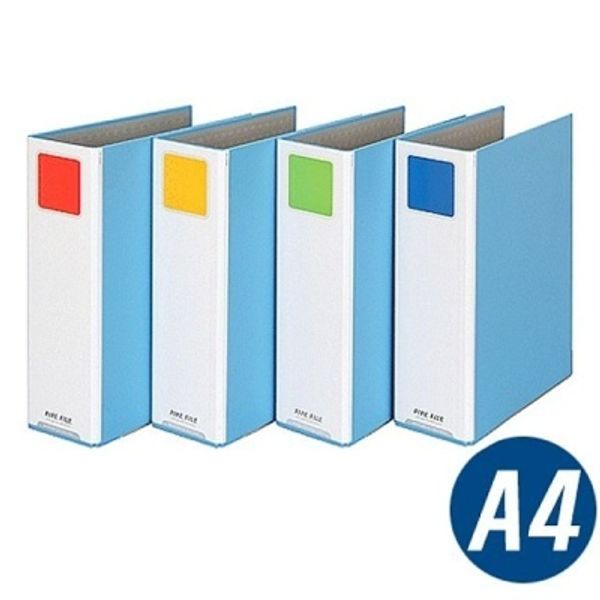 hplusmall 문화 파이프바인더 PB865-7A (A4 PP 폭90 링간격70mm) - 핫트랙스