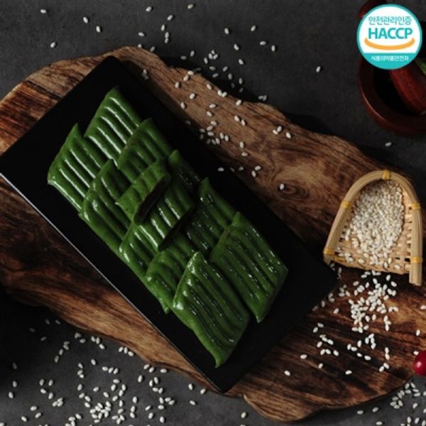 ioneseven 굳지않는 모시잎 앙꼬 절편떡 900g/35개내외 - 핫트랙스