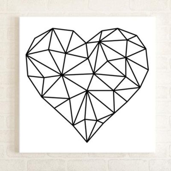 ggoomim cv042-하트다각형_노프레임 - 핫트랙스