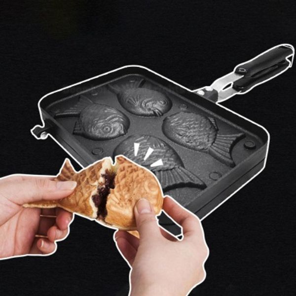 ZIPDREE 붕세권 만들기! 미니 붕어빵메이커 4구 붕어빵팬 - 핫트랙스