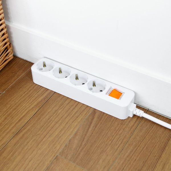 ijung 1+1 현대 멀티탭 통합 절전 과부하차단 4구 5M - 핫트랙스